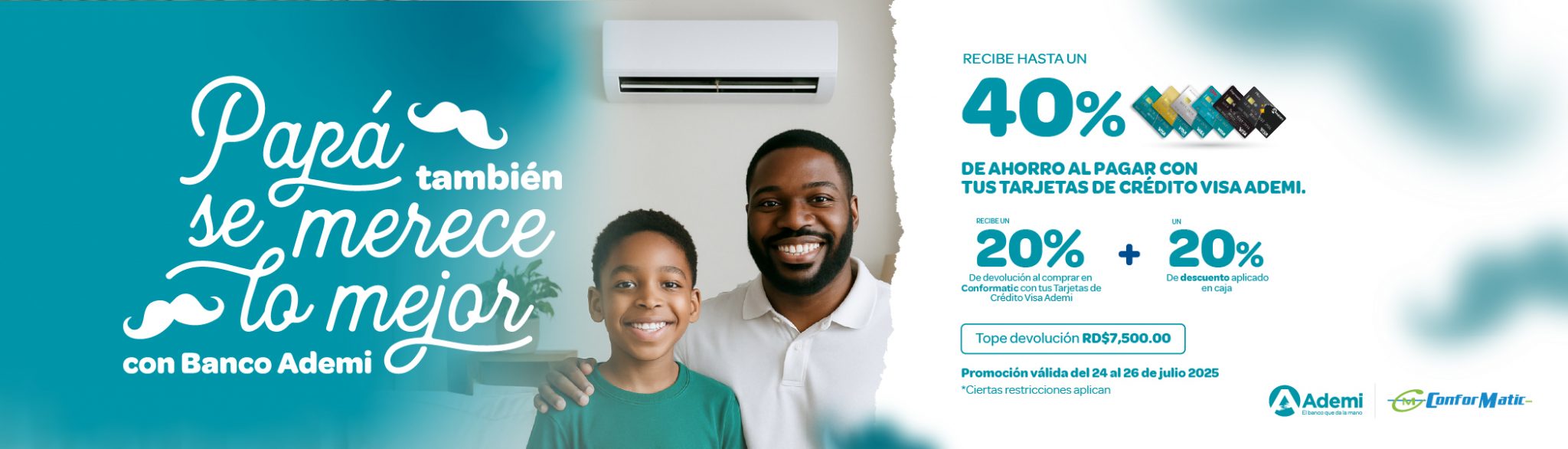 Sorprende mamá con Visa Ademi y Conformatic - Banco Ademi